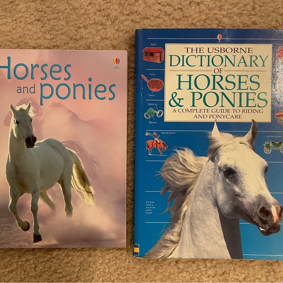 usborne | Toys | 2 Usborne Books About Horses Ponies One Is A ...